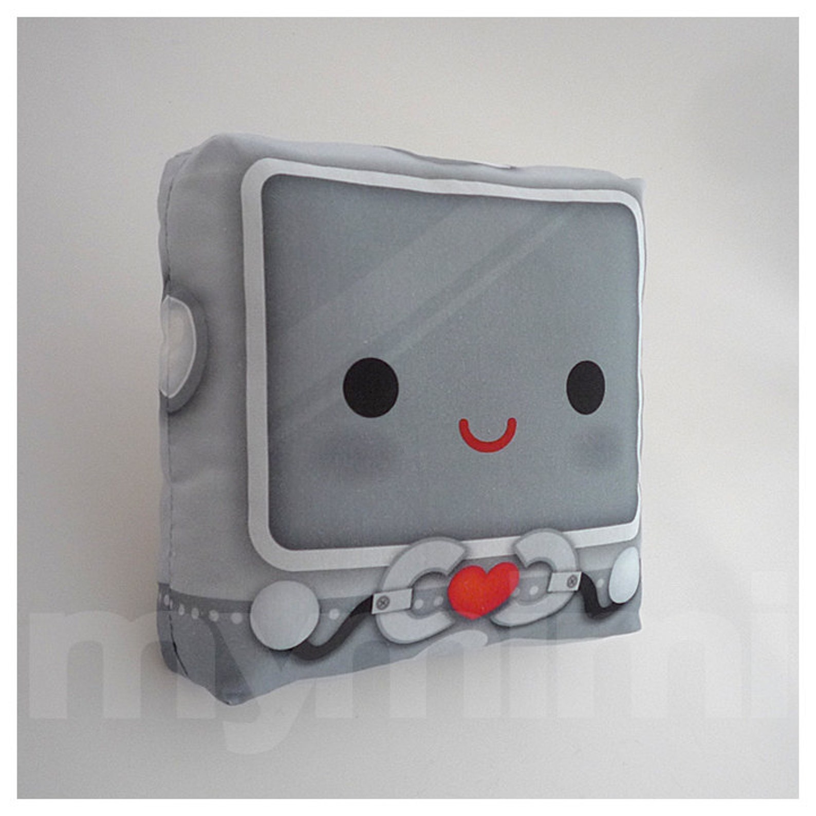 Decorative Pillow Robot Heart Robot Pillow Throw Pillow | Etsy