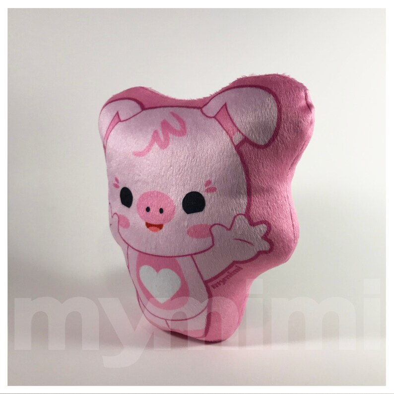 Mini Minky Soft Plush Piggy Plushie Pillow Toy Play Room Dorm - Etsy