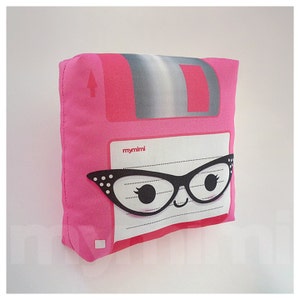 Decorative Pillow, Floppy Disk, Nerdy, Geeek Pillow, 80's, Retro ...