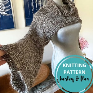 Knitting Pattern Freestyle Shrug Oversized Knitted Bolero Bell Sleeve ...