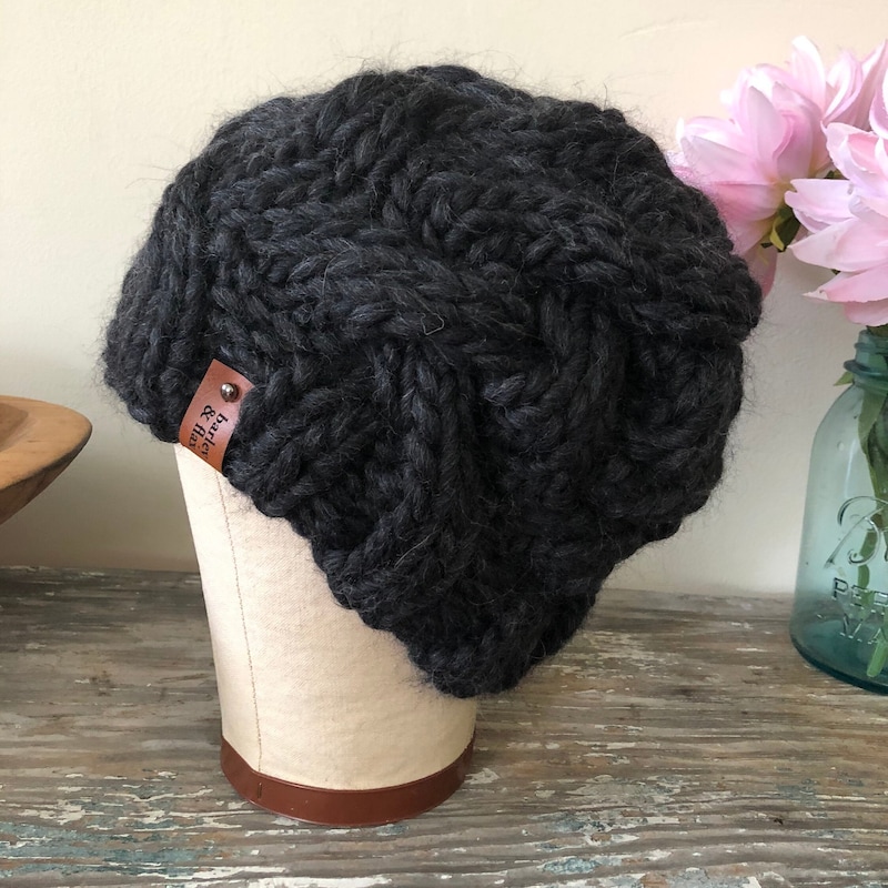 Gray Wool Hat - Etsy