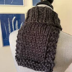 Knitting Pattern Honeycomb Cable Turtleneck Dickie Bulky Cowl PDF Chunky Knit Dickey ...