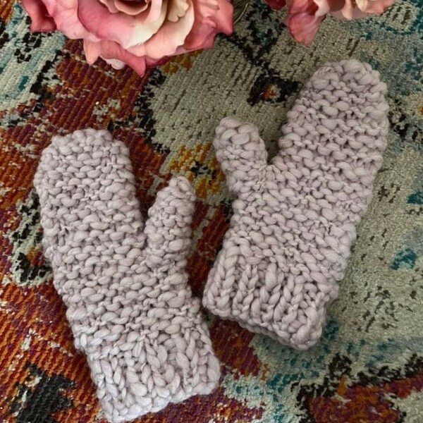 Pink Mittens - Etsy