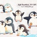 Watercolor Penguin Clipart – 20 PNG Set - Etsy