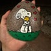 Custom Painted Rock, Snoopy & Woodstock, Friends, Acrylic, Rock Gift ...