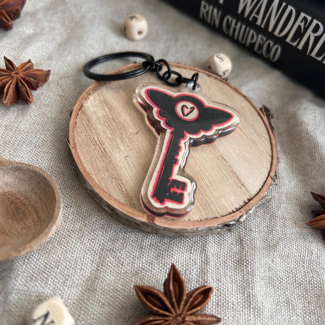 IN STOCK: Keekee Key Cat Hazbin Hotel Keychain - Etsy