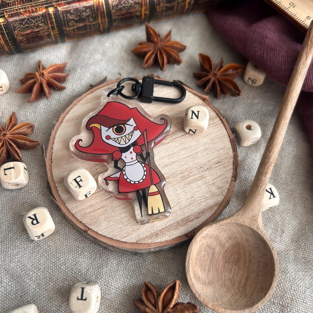 IN STOCK: Niffty Hazbin Hotel Keychain - Etsy