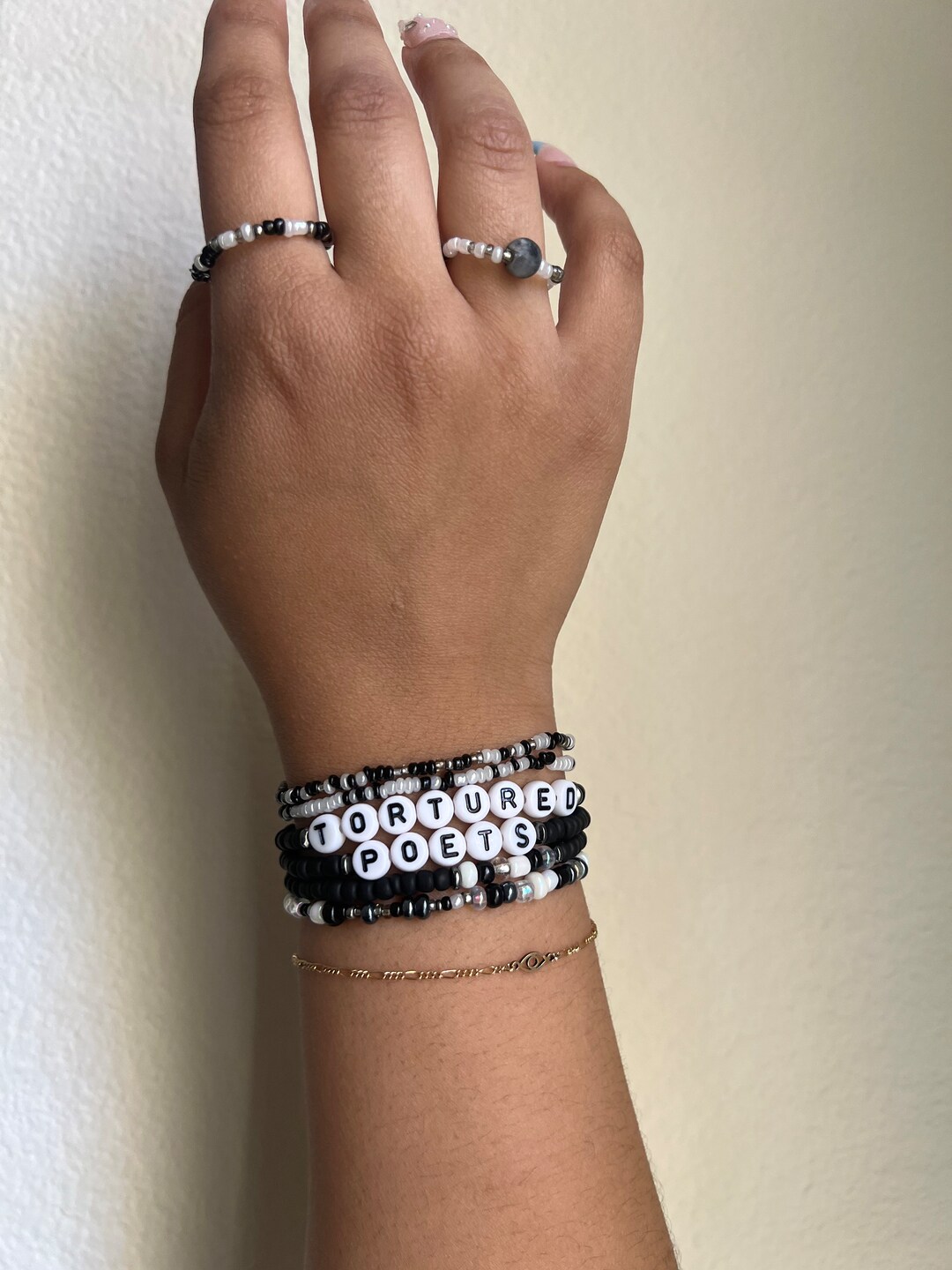 Tortured Poets Department Friendship Bracelets & Ring Set of 7 TTPD TS ...