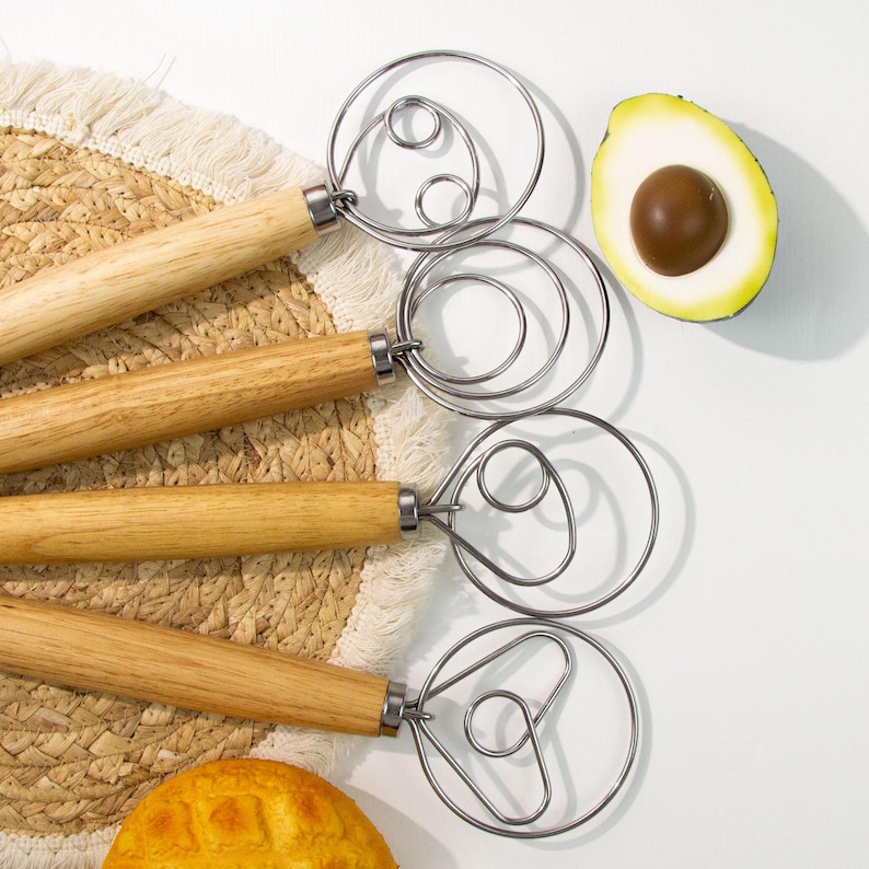 Custom Dough Whisk, Personalized Name Wooden Dough Whisk,engrave Monogram Sourdough Whisk ...