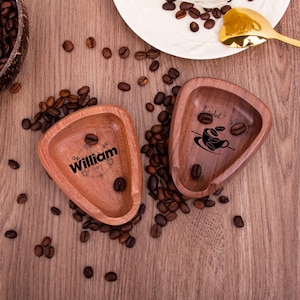 Custom Coffee Bean Dosing Cup, Personalised Single Dose Coffee Tray ...