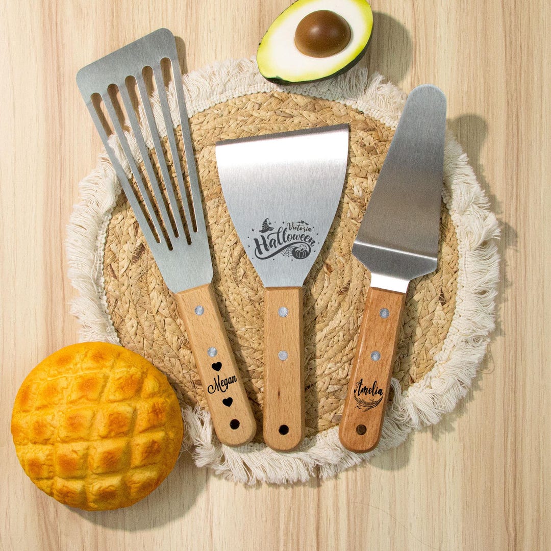 Personalized Customized Cooking Spatula, Engraved Fish Spatula,baker's ...