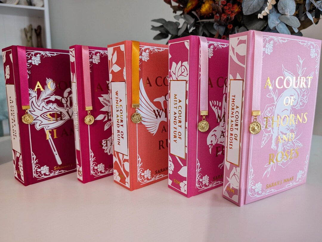 ACOTAR Five Books Special Edition Hand-rebound Book - Etsy