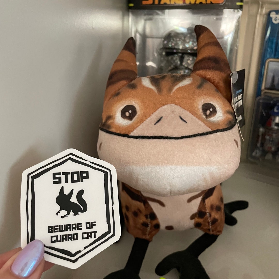 Guard Loth Cat Sticker - Etsy
