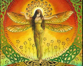 Panacea Greek Goddess of Healing Goddess Art 5x7 Greeting Card - Etsy