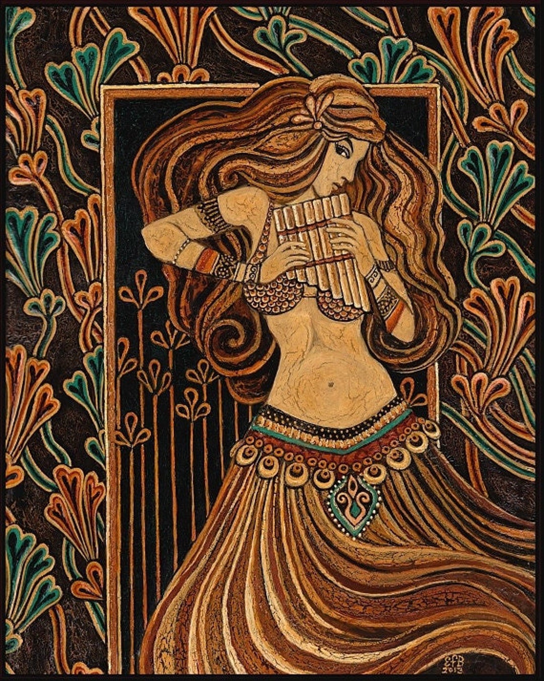 Syrinx 8x10 Fine Art Print Pagan Mythology Bohemian Belly - Etsy