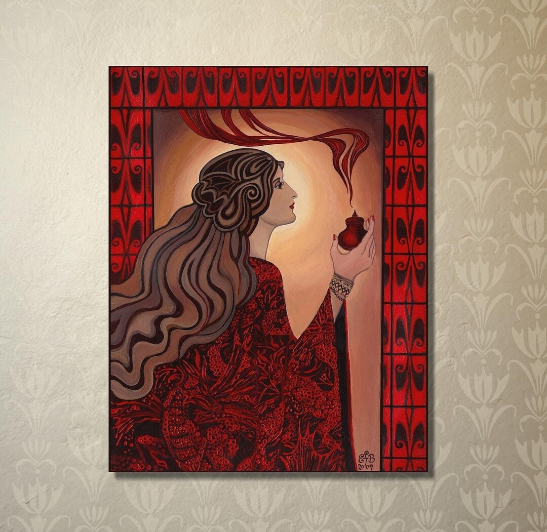 Circe Art Print - Greek Goddess Mythology, Witch Wall Decor, Fantasy ...