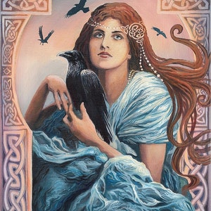 Gypsy Moon ACEO Psychedelic Goddess Altar Art Mini Print | Etsy