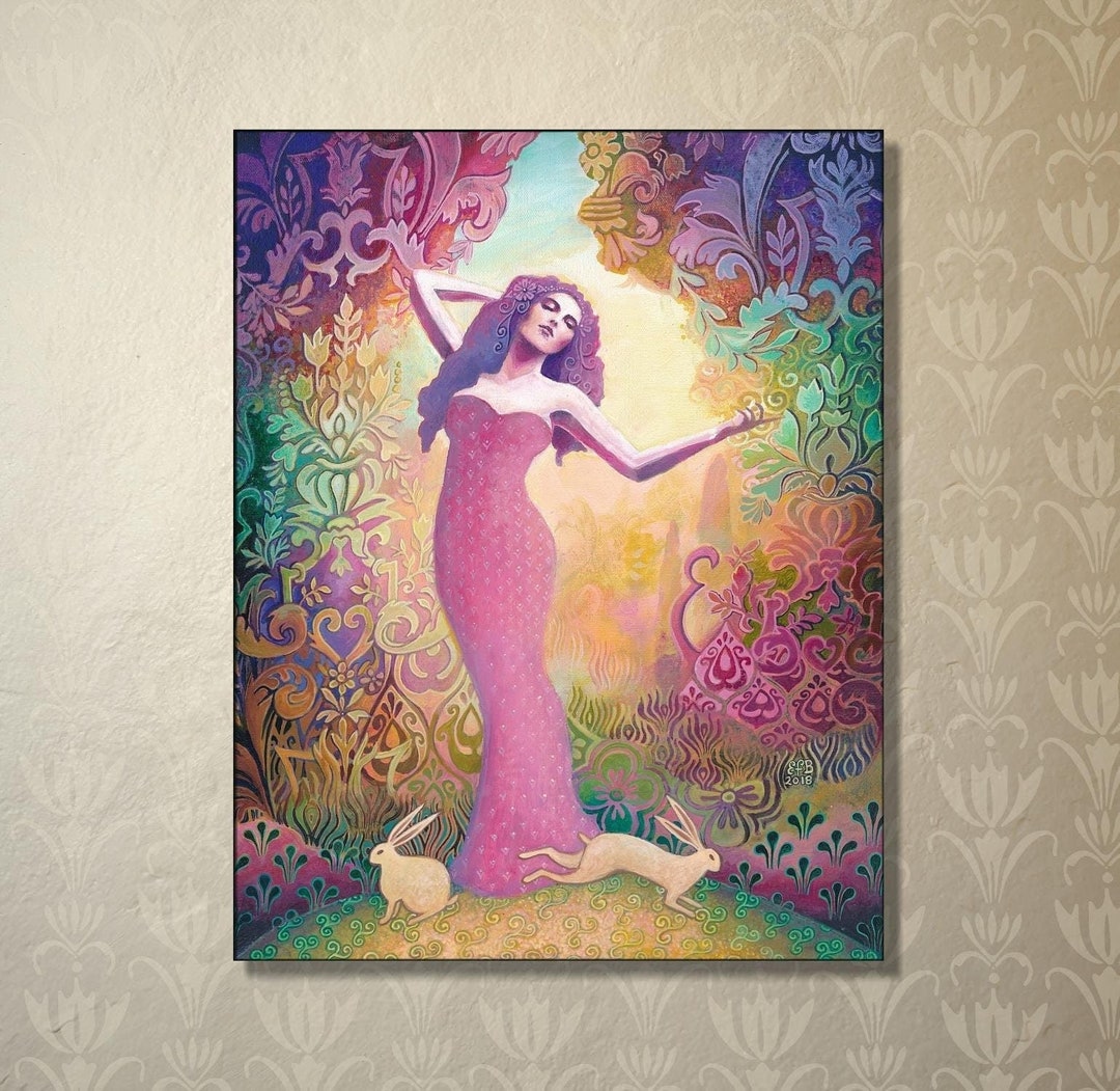 Ostara 16x20 Art Print – Goddess of Spring, Pagan Mythology Wall Art ...