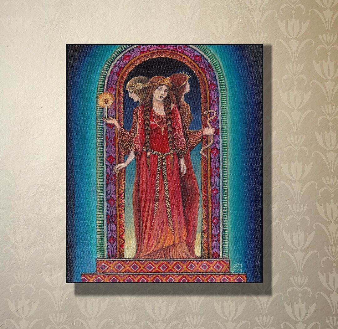 Hecate 16x20 Art Print – Triple Goddess Witch, Divine Feminine Mystical ...