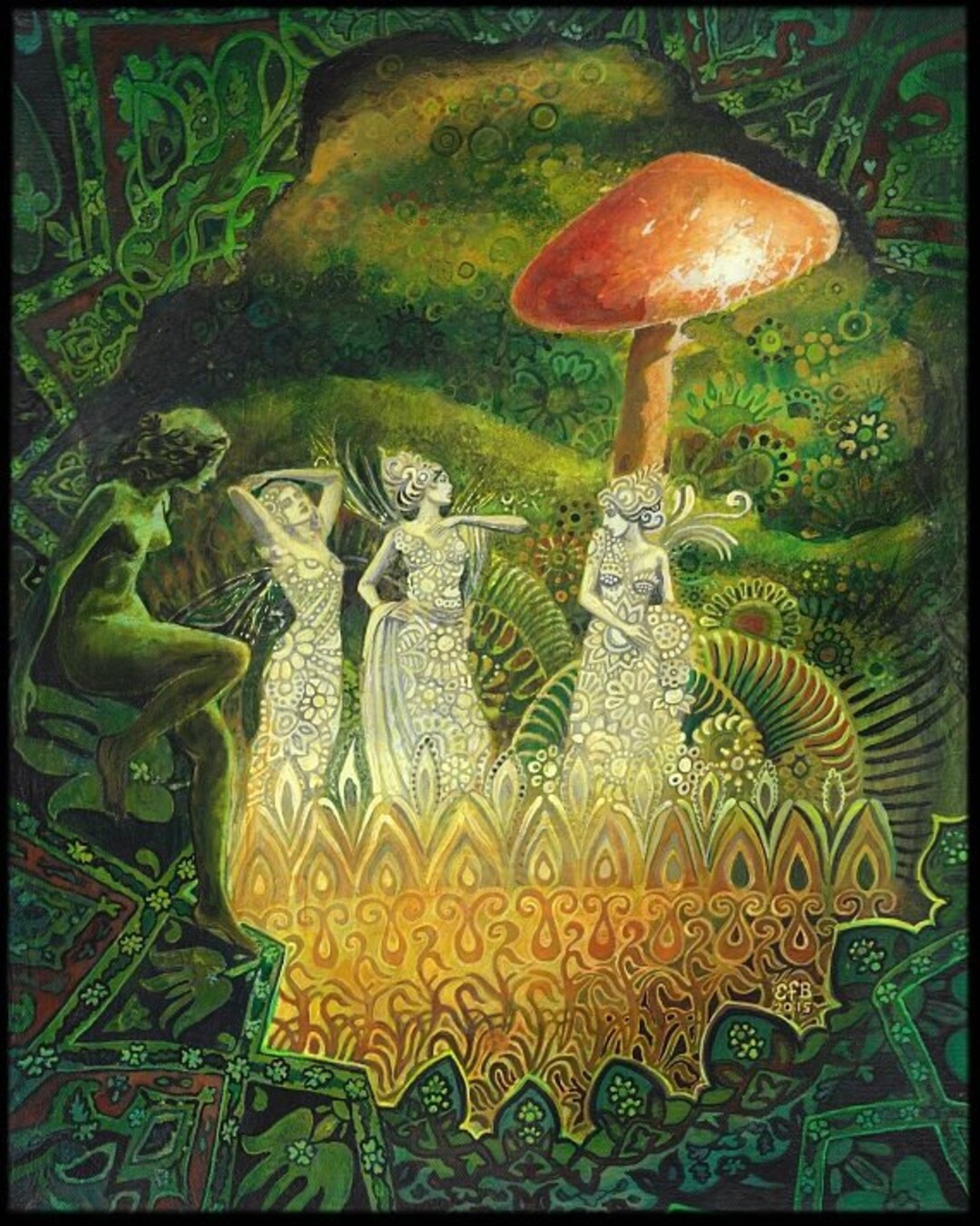 Tuatha Dé Danann Goddess Art 16x20 Poster Print - Etsy