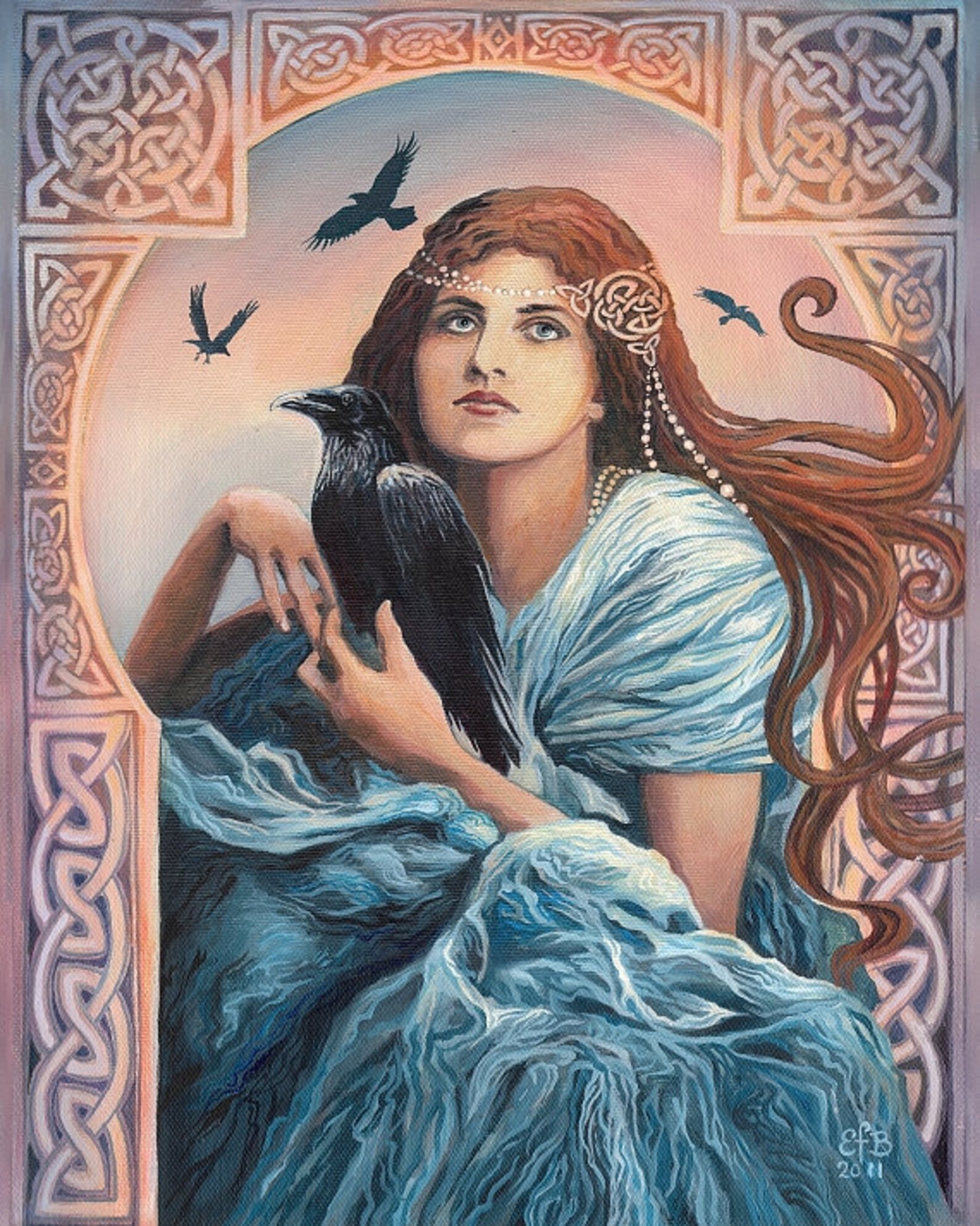 Mórríghan 16x20 Poster Print Pagan Mythology Celtic Witch Art - Etsy