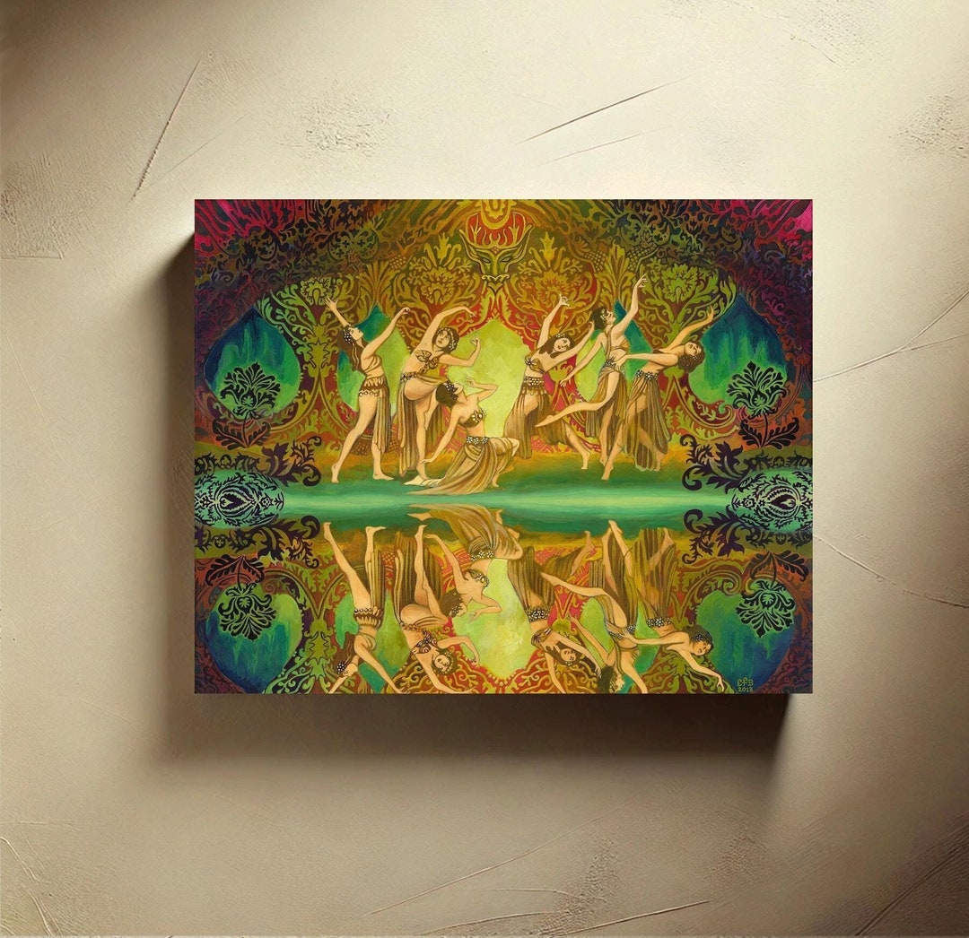 Sidhe of the Sacred Grove 8x10 Art Print on Canvas – Celtic Fairy Wall ...