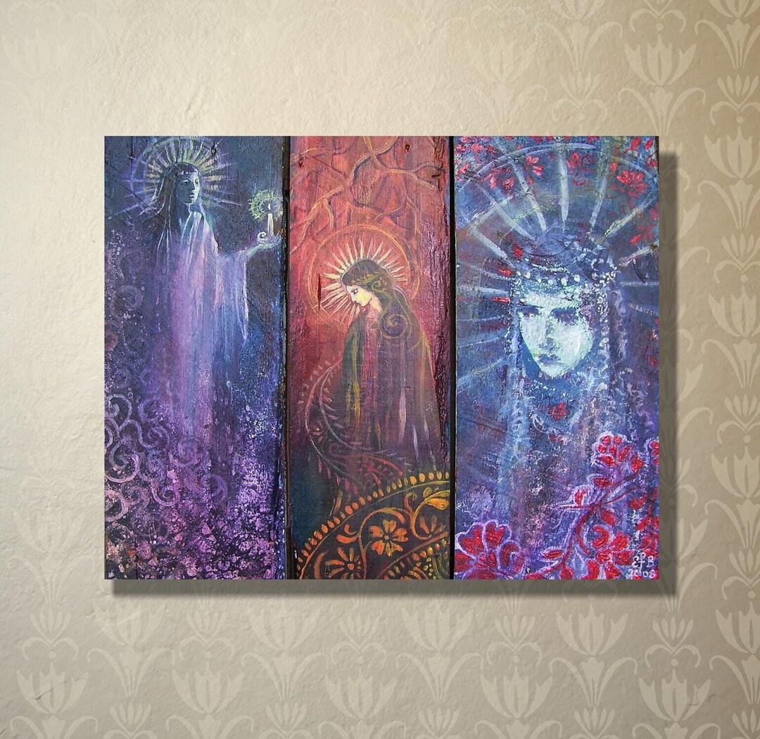 Pale Queens 8x10 Art Print – Mystical Goddess Wall Art, Ethereal ...