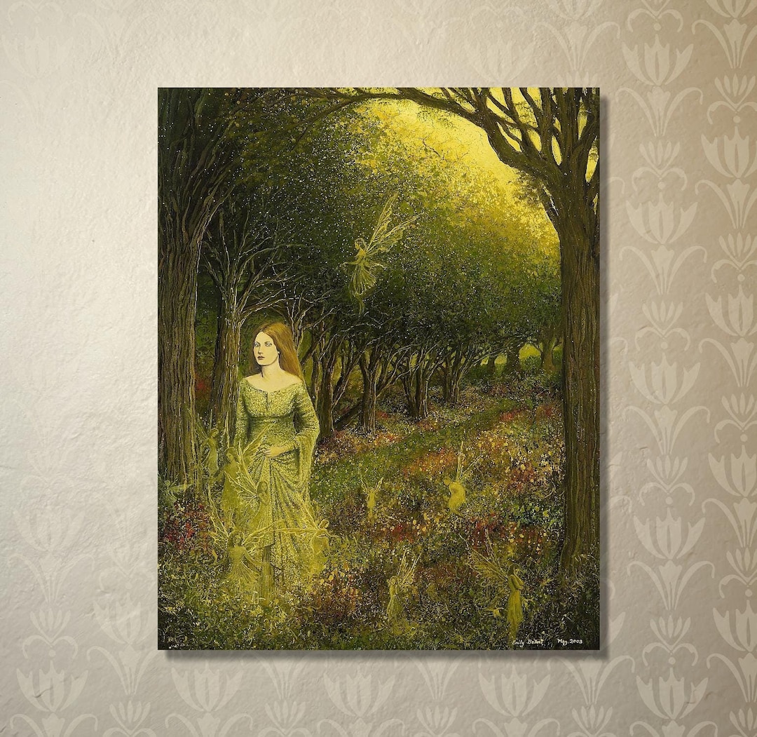 Morgan Le Fay Art Print: Celtic Sorceress, Arthurian Legend Decor ...