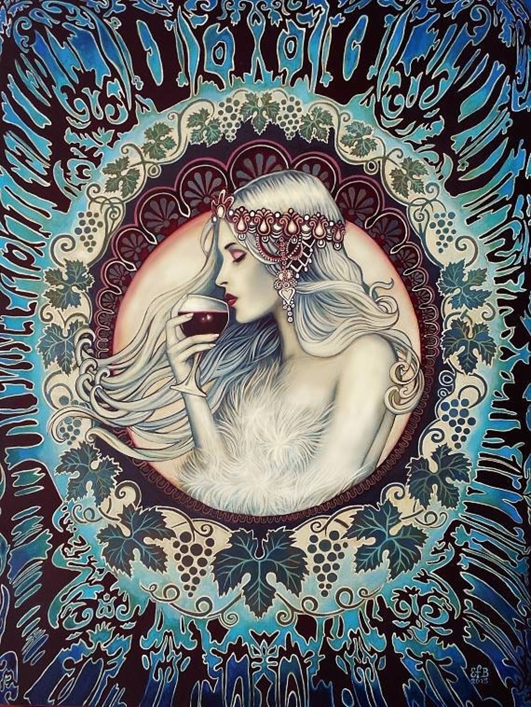 Khione Greek Goddess of Winter ACEO ATC Mini Print Altar Art - Etsy