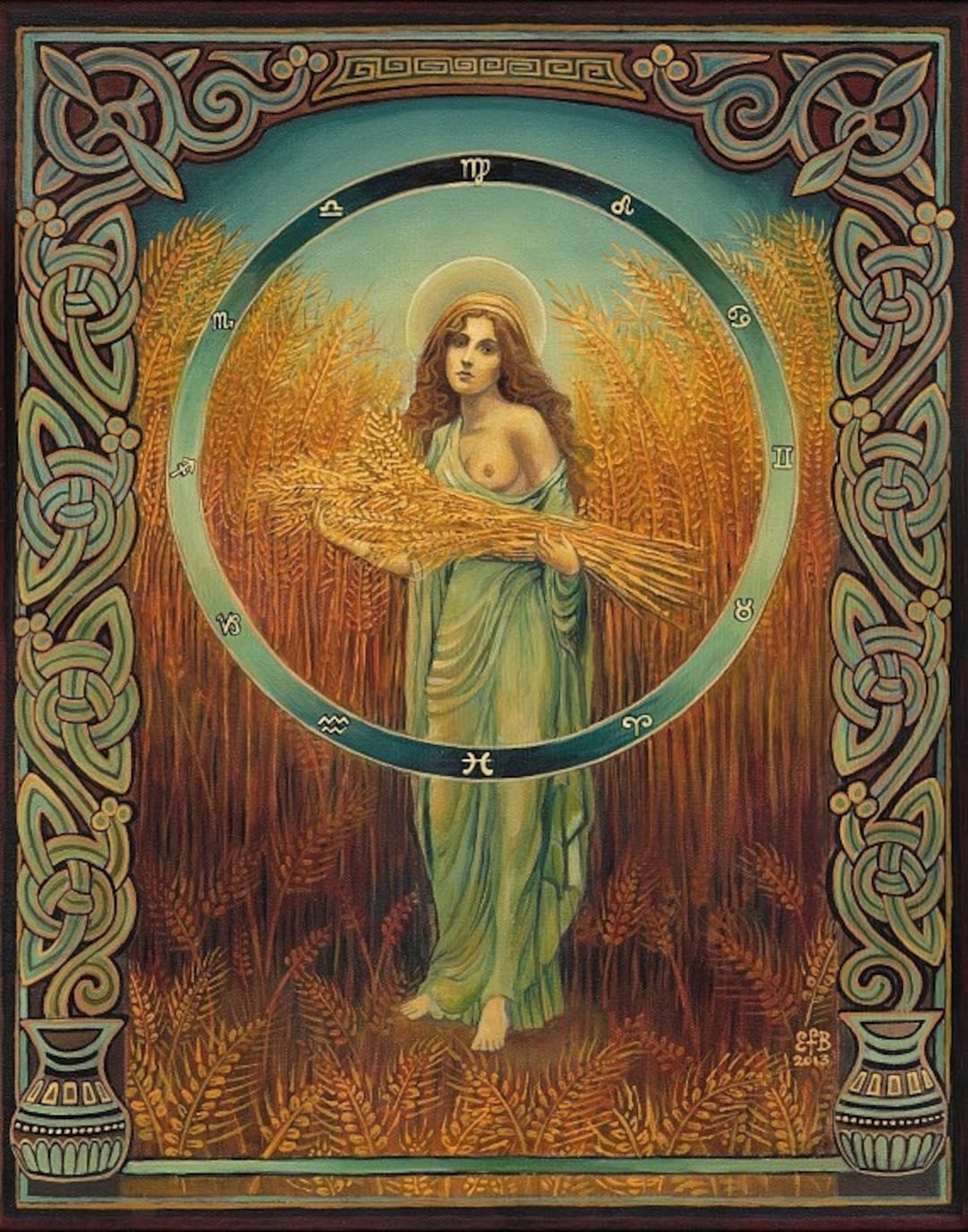 Ceres Roman Fertility & Agriculture Goddess 11x14 Fine Art Print Pagan ...
