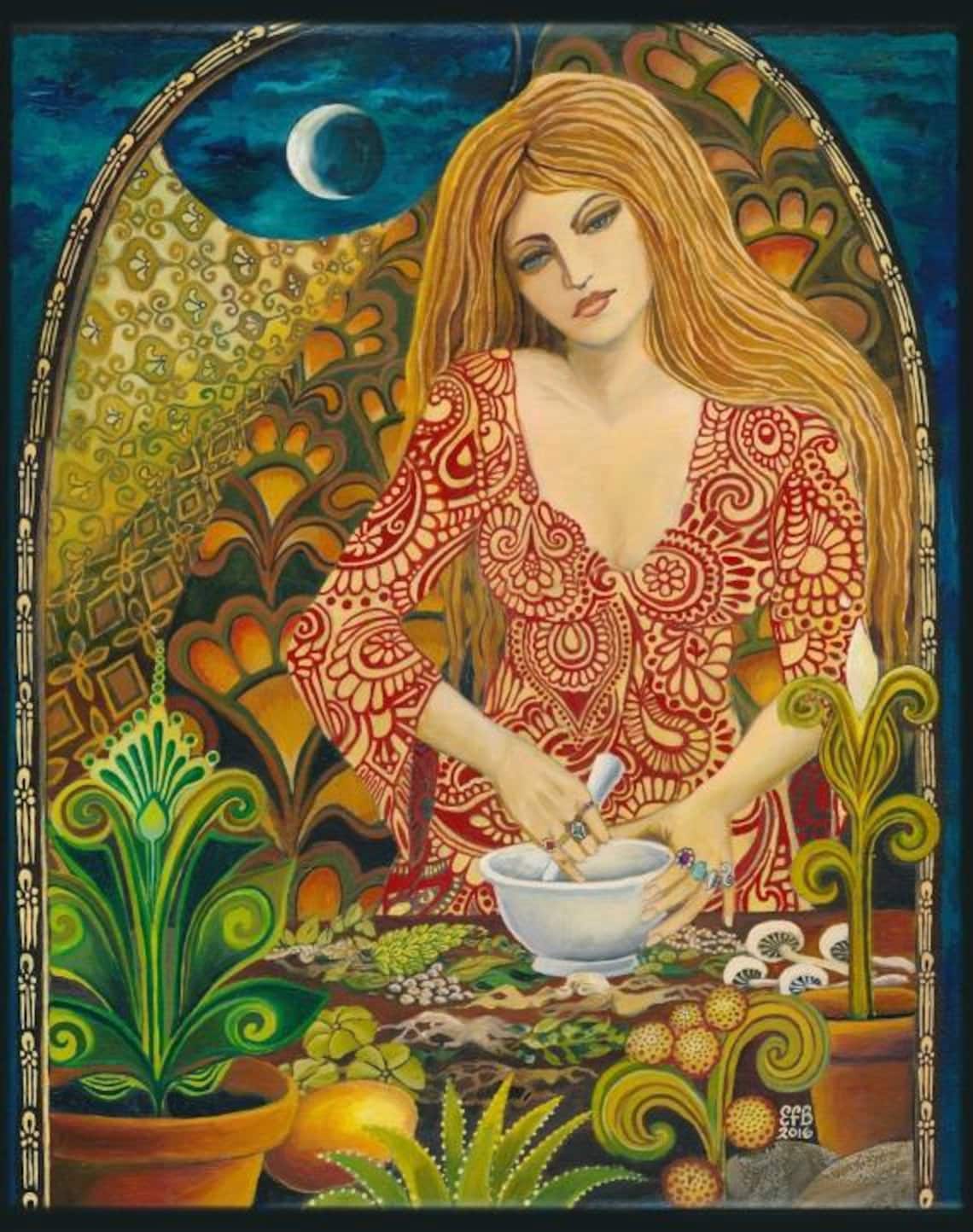 Eir Norse Goddess of Mercy and Healing 20x24 Poster Print | Etsy