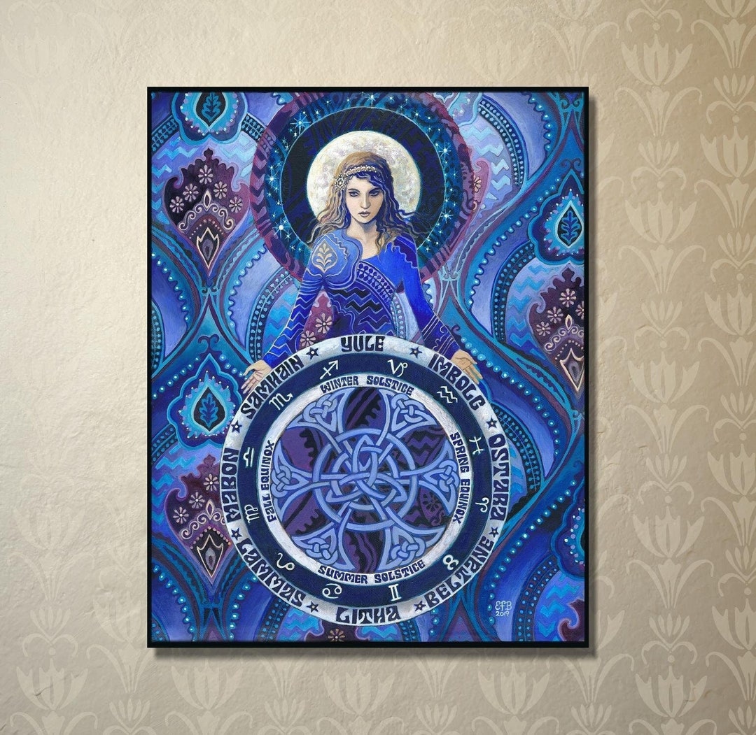 Arianrhod the Cosmic Weaver 16x20 Art Print – Celtic Goddess of Stars ...