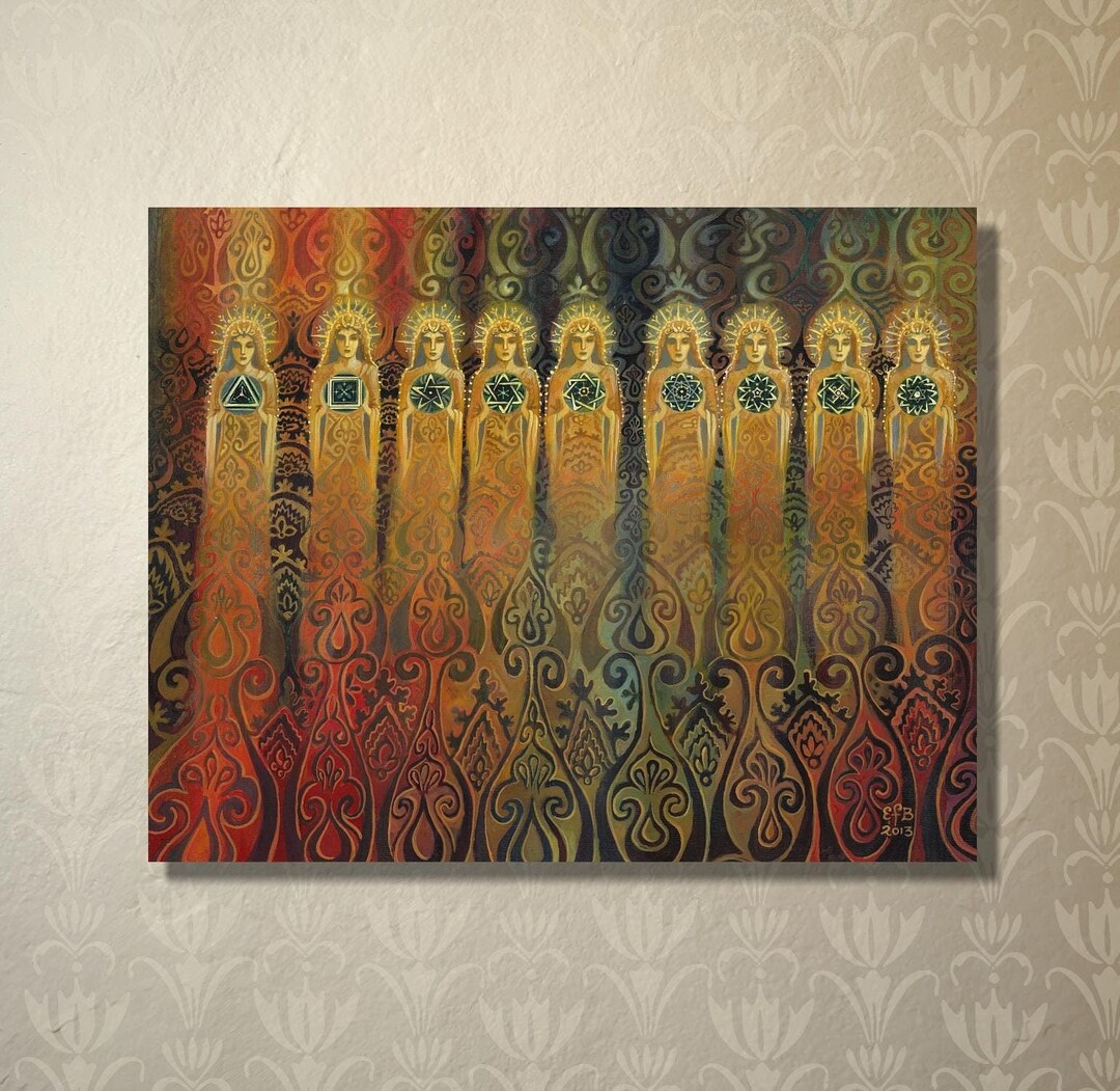 Angels Are Mathematical 20x24 Art Print - Sacred Geometry Decor ...