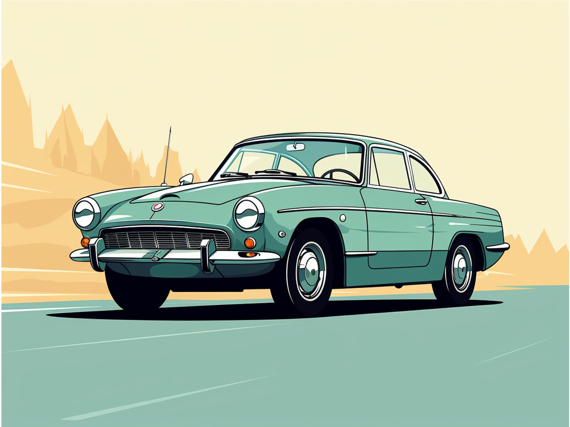 Vroom Vroom Ventures: Cartoon Car PNG Images for Creative Explorations ...