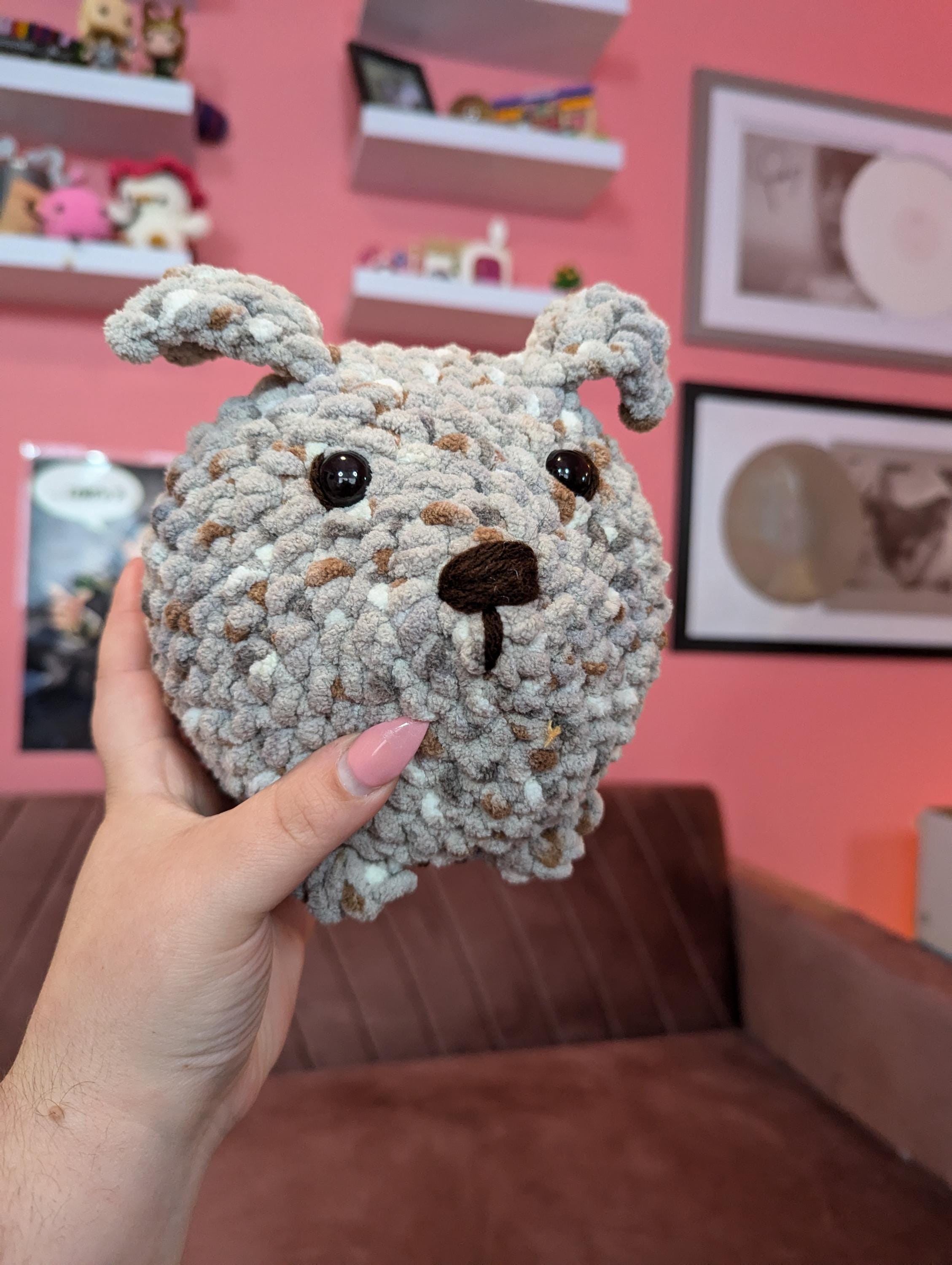 Adorable Hand-crocheted Loaf Dog Plush | Cute Dog Toy | Perfect Gift ...
