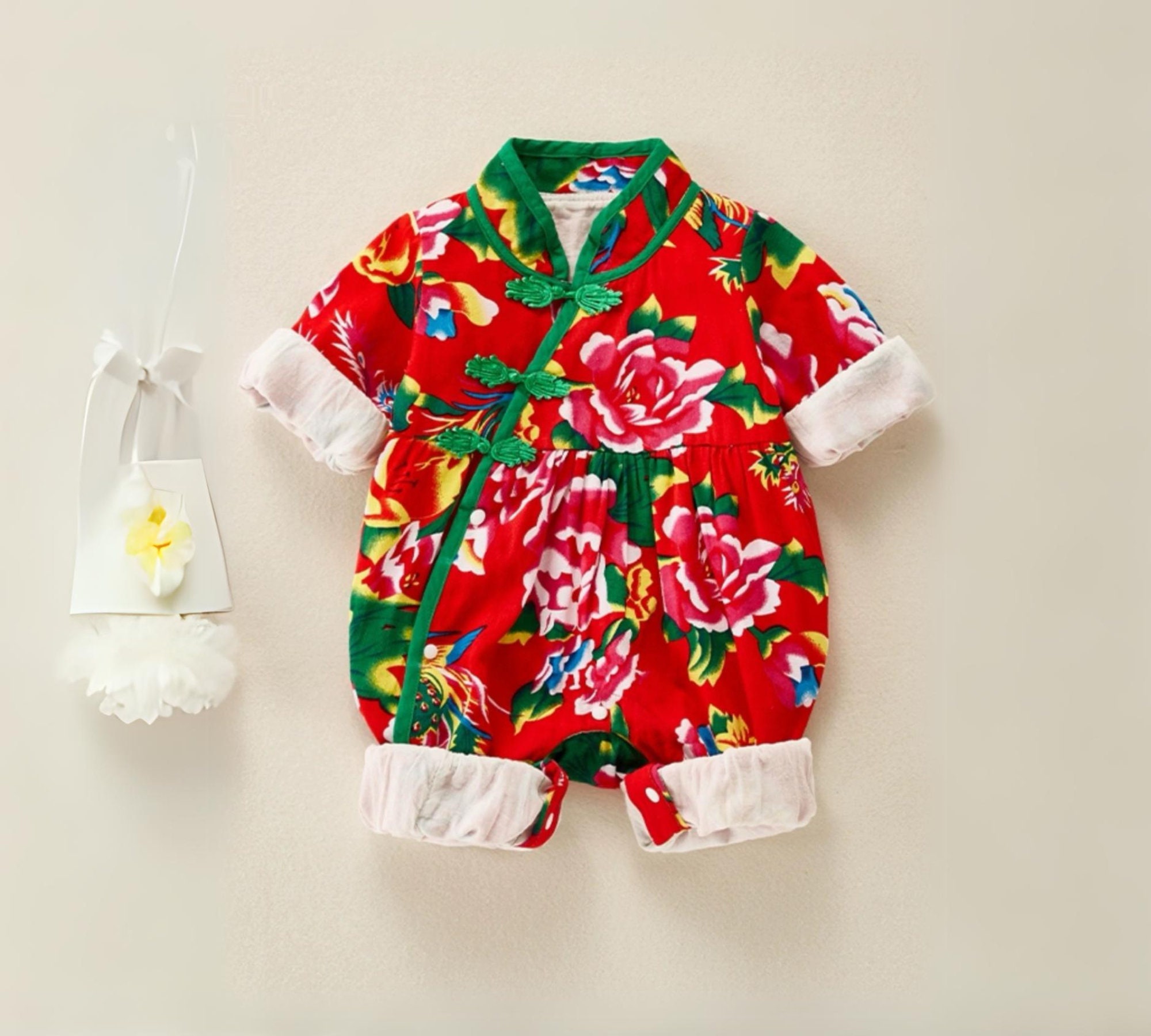 Traditional Chinese Hanfu, Baby Boy and Girl Qipao, Cheongsam Romper ...
