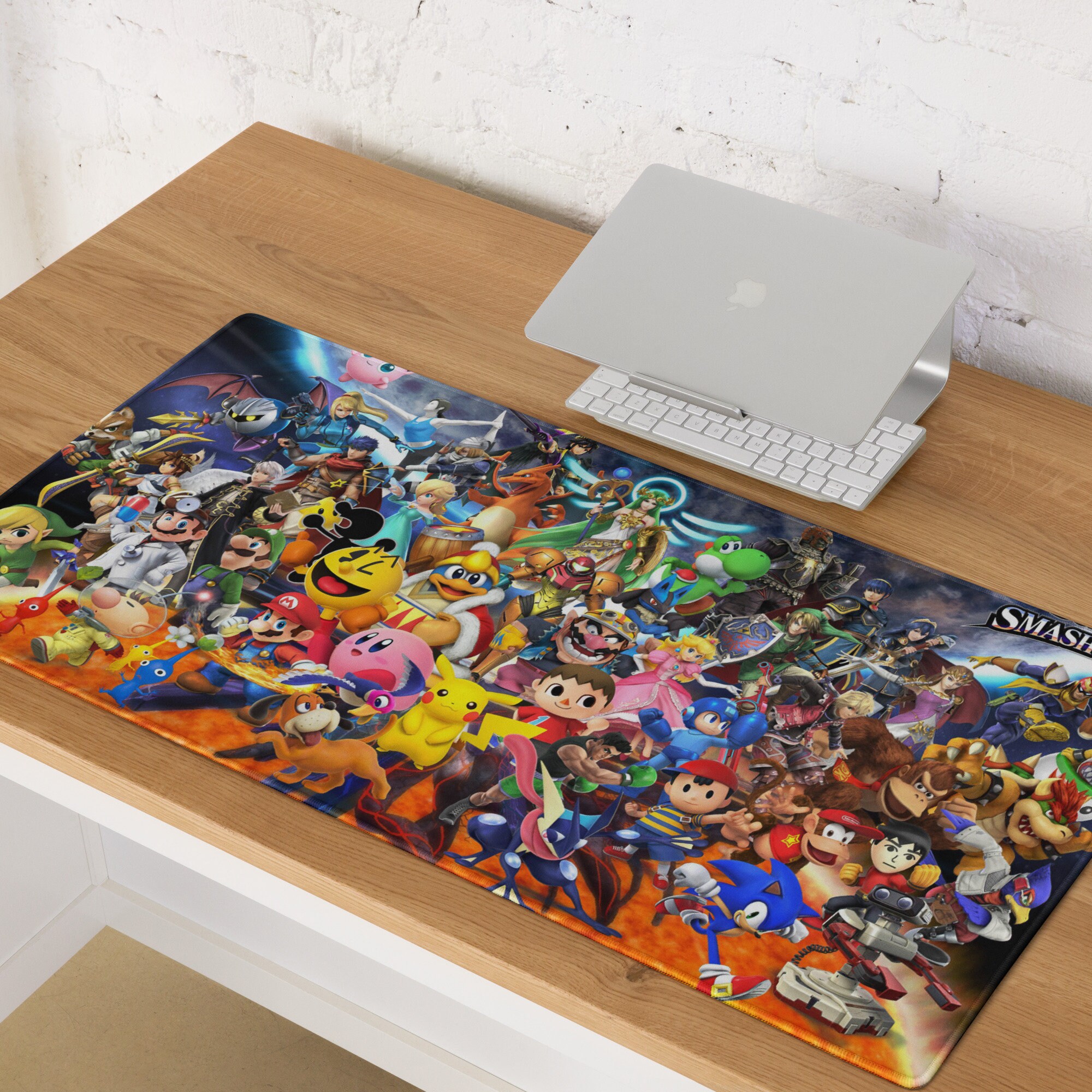 Super Smash Bros Anime Mouse Pad, Mario Gaming Mouse-pad, Nintendo ...
