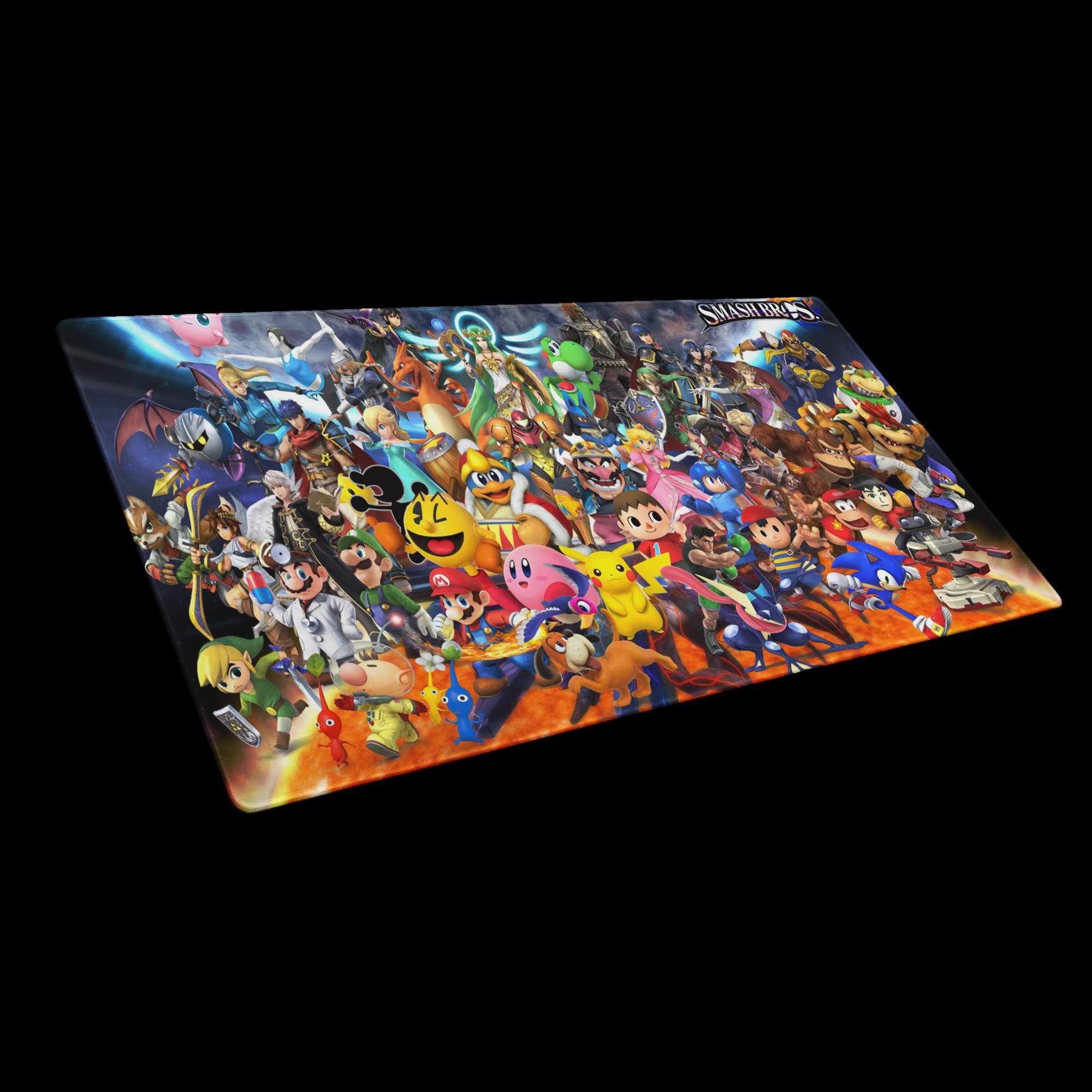 Super Smash Bros Anime Mouse Pad, Mario Gaming Mouse-pad, Nintendo ...