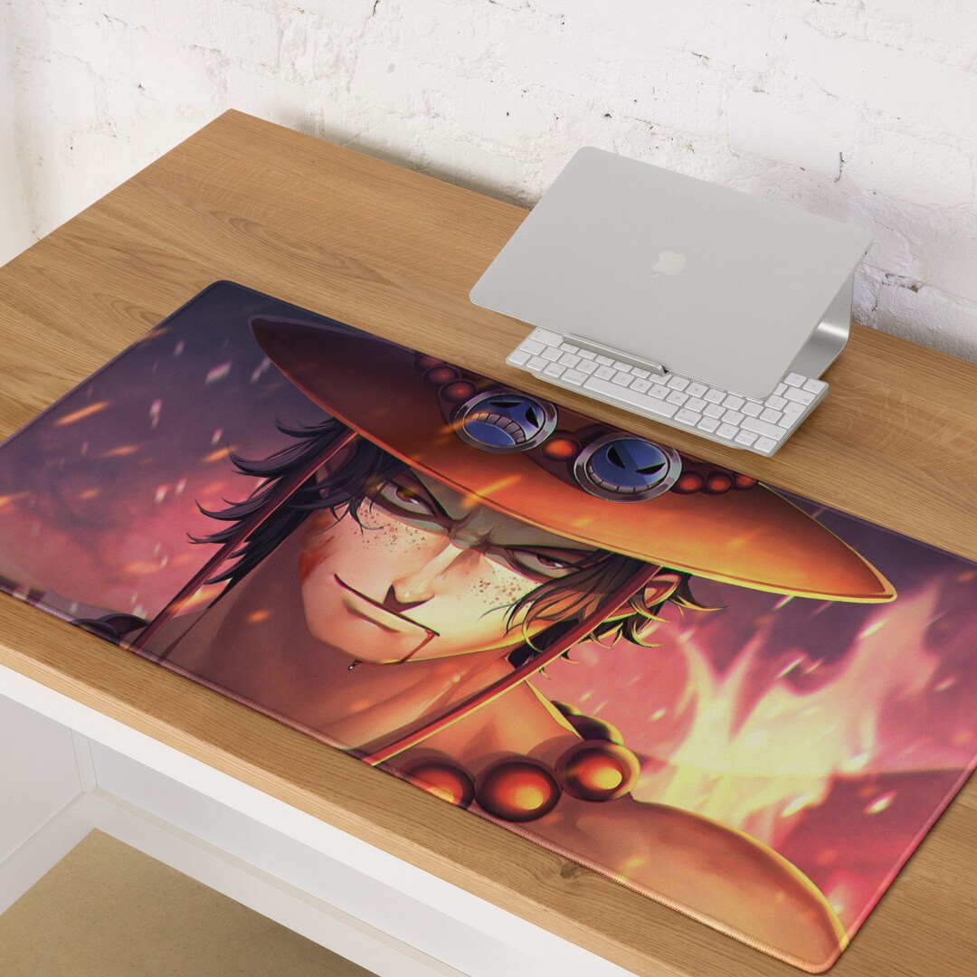 One Piece Anime Mouse Pad, Strawhat Luffy Gaming Mouse-pad, Ace Office ...