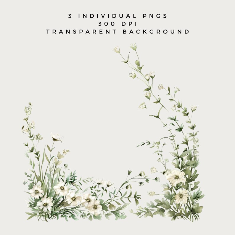 Green Frames Clipart - Green Watercolor Borders - Greenery Borders ...