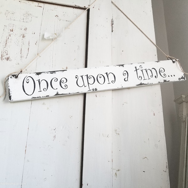 Once Upon a Time Sign - Etsy