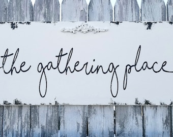 Gathering Room Sign | Etsy
