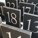 Rustic Table Numbers Wood Table Numbers Wedding Table Numbers Rustic ...