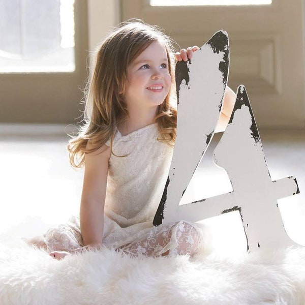 Large Wood Numbers - Etsy