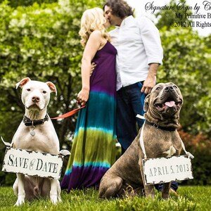 Engagement Signs | Save the Date Signs | Save the Date Signs for Dogs ...