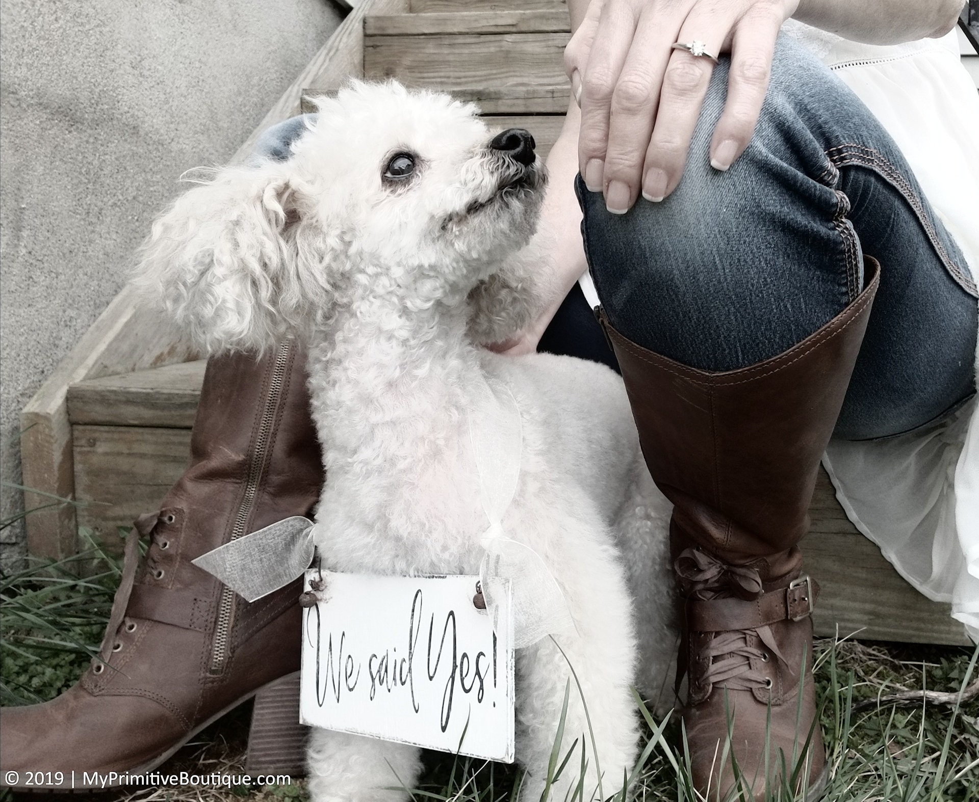 Engagement Sign |engagement Props for Pictures | We Said Yes Sign ...