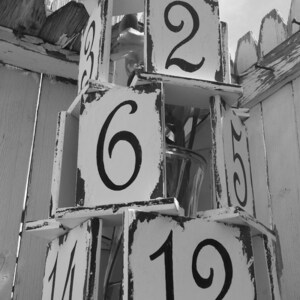 Wooden Table Numbers | WEDDING TABLE NUMBERS | Rustic Table Numbers ...