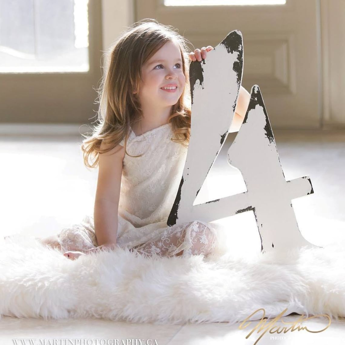 LARGE WOODEN NUMBERS Large Wooden Number 4 Baby's 4th - Etsy