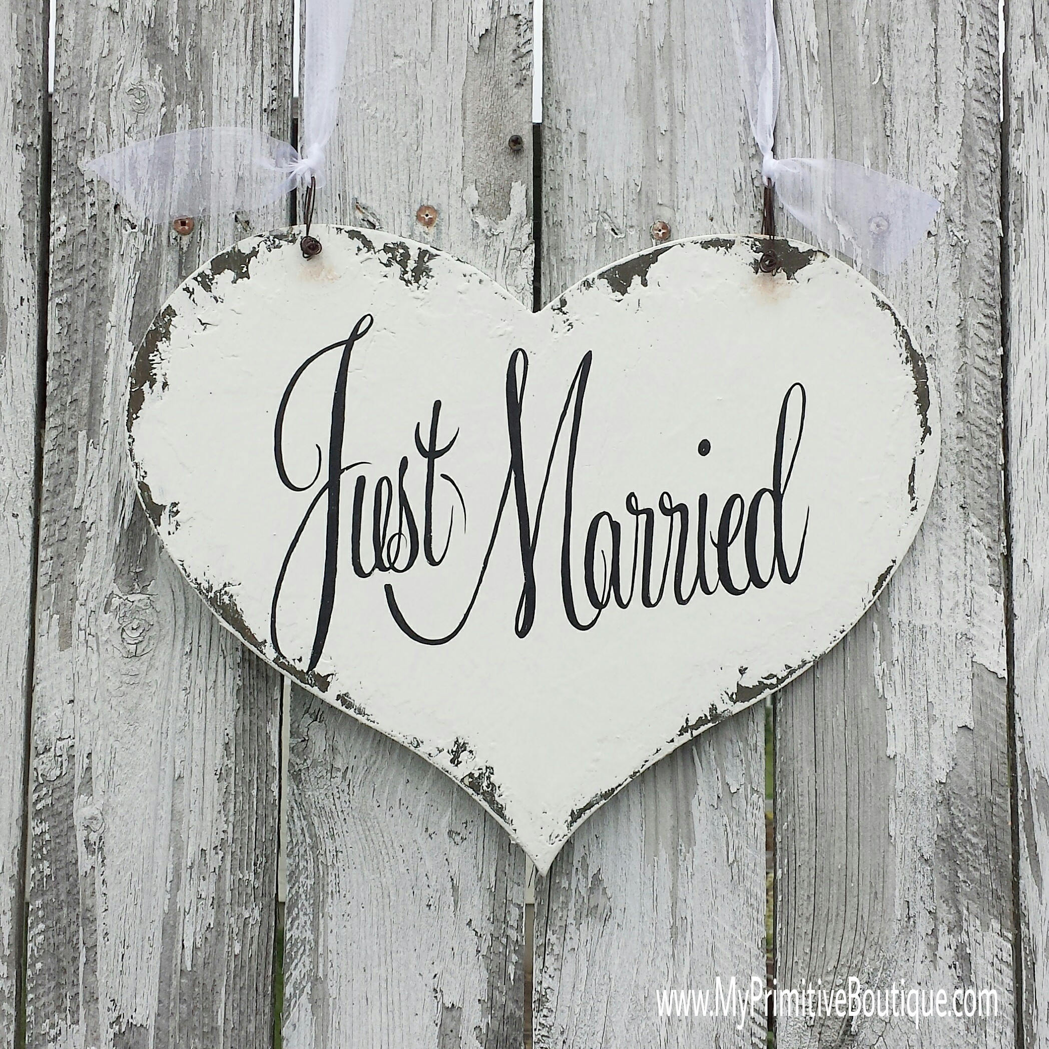 Just Married Signs