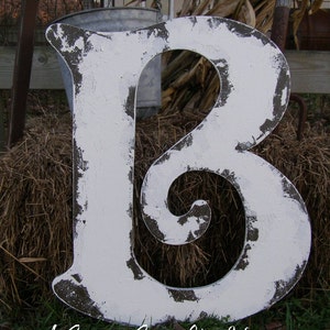 LARGE WOODEN LETTER | Letter B | Wood Letter | Wooden Guest Book | Wall ...
